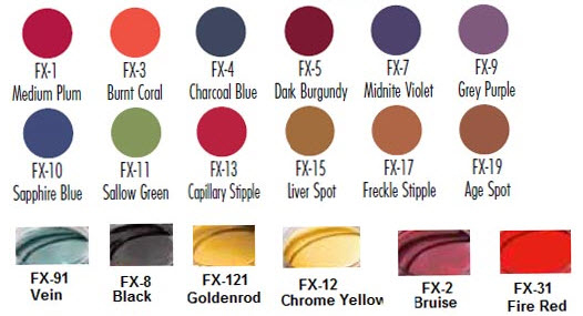 Ben Nye FX Palettes and Stacks (5 Colors) – Roger Riggle Make Up, LLC